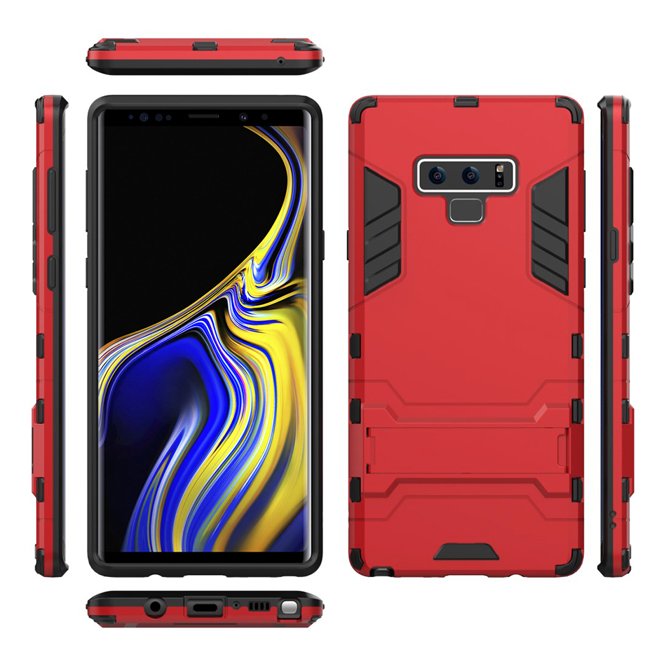 Slim Armour Shockproof Case for Samsung Galaxy Note 9 (Red)